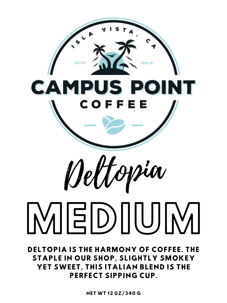 Deltopia Medium Roast – Campus Point Coffee